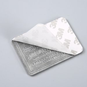 Custom Engraved Logo Metal Plate Sticker - Name plate manufacturers ...