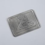 Custom Engraved Logo Metal Plate Sticker - Name plate manufacturers ...