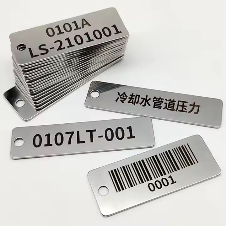 Custom Pipe & Valve Metal Labels | Durable Industrial Identification ...