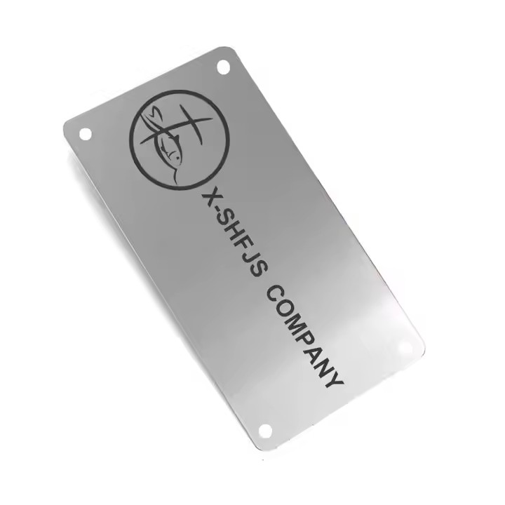 Custom Brushed Metal Nameplates with Precision Laser Engraving - Name ...